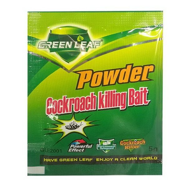 Green Leaf Powder Cockroach Killing Bait 5g – Buy Rite at Your Door